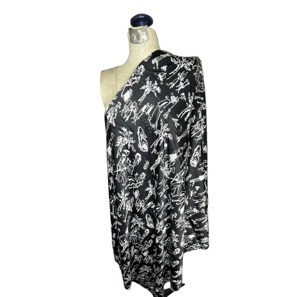 Vintage | Other | Vintage Hamil Group Fabric 84872 Black White Mod Line ...